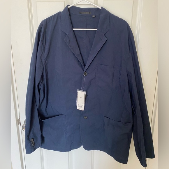 Uniqlo | Jackets & Coats | Uniqlo Men Jacket Blazer In Navy | Poshmark